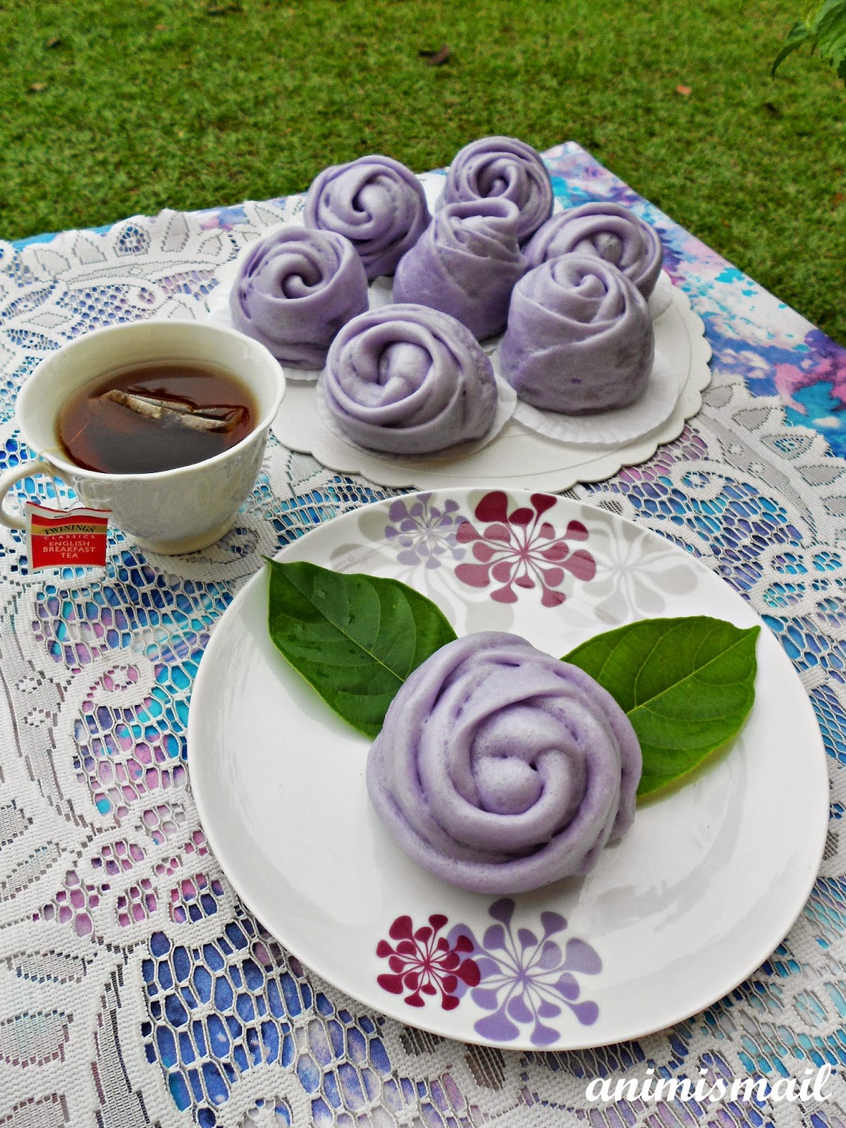 Purple Sweet Potato Rose Pau @ Pau Keledek Bunga Ros | a N i M