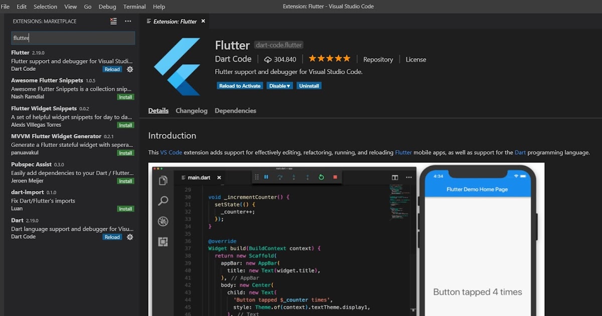 Curso Flutter | Aula 4.1 | Hello World em Flutter com VS Code