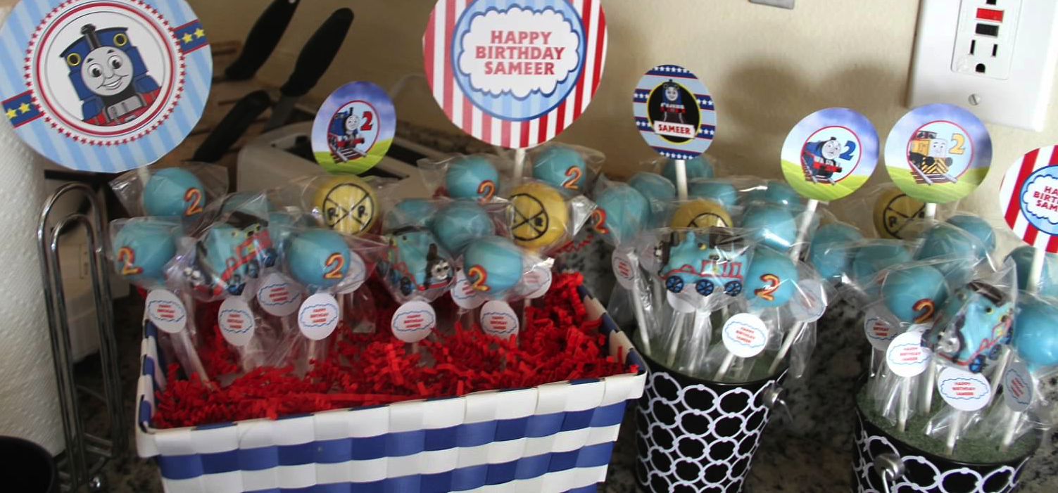 The Everything Blog: Sameer's Thomas the train birthday party