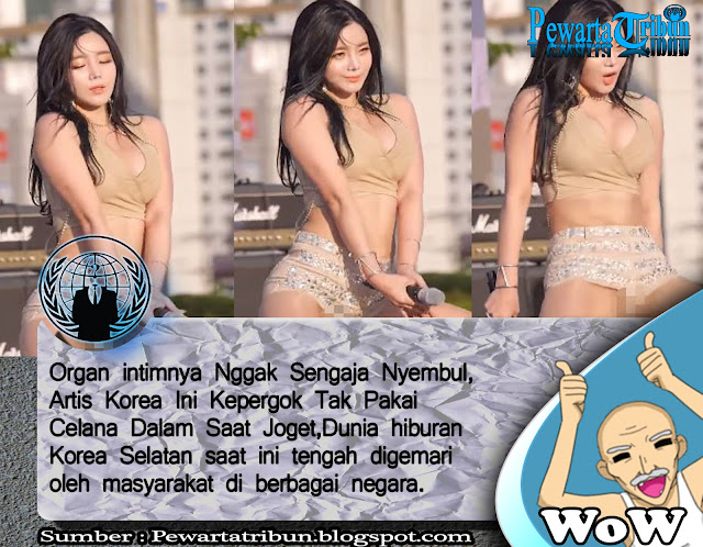 Organ intimnya Nggak Sengaja Nyembul, Artis Korea Ini Kepergok Tak Pakai Celana Dalam Saat Joget ...