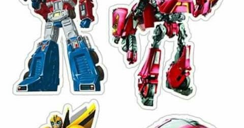 Transformers: Toppers para Tartas, Tortas, Pasteles, Bizcochos o Cakes ...