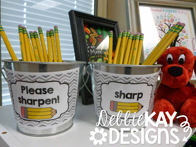 debbie kay designs: Pencil Labels FREEBIE