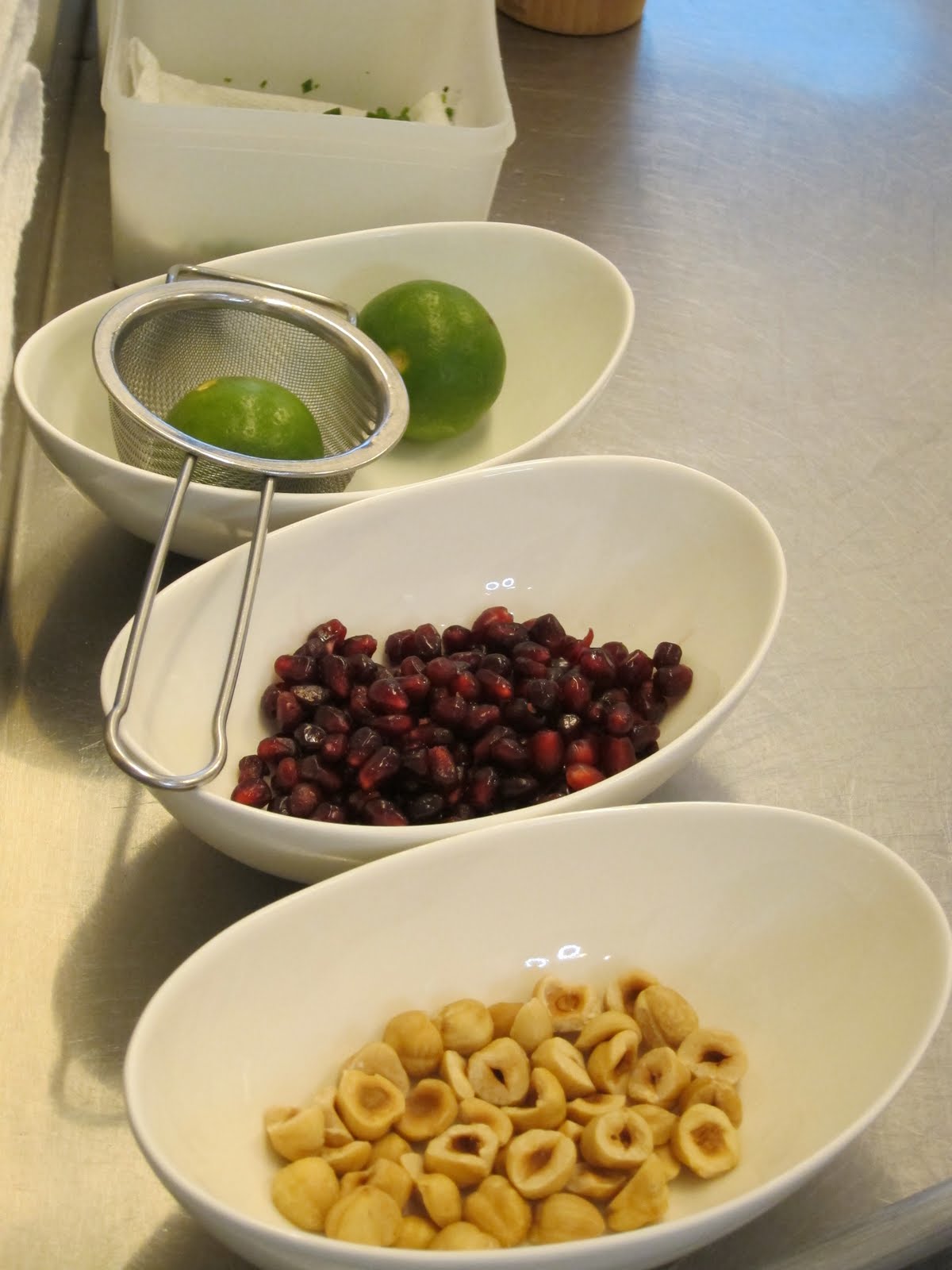 CoCo Celine: Red Snapper Carpaccio,with aspargus, pomegranate and ...