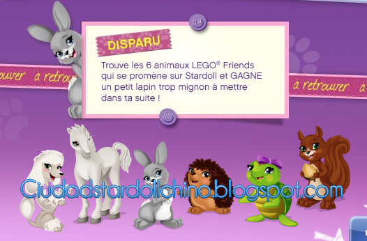 Ciudad Stardoll: Conejita Daisy "Lego Friends" ¡GRATIS!