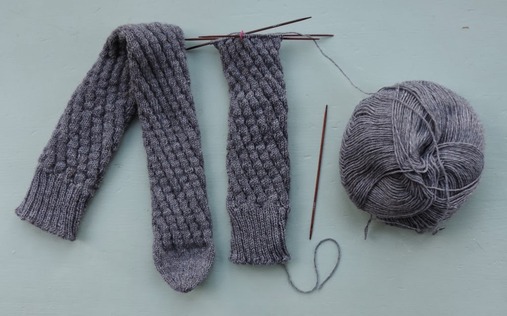 Knitting Now and Then: Spiral Socks