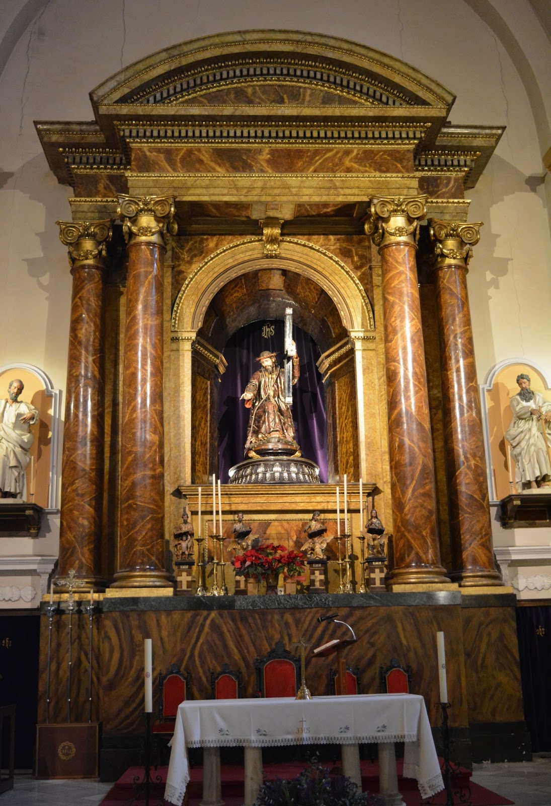 Arte en Valladolid: EL DESAPARECIDO RETABLO MAYOR BARROCO DE LA IGLESIA ...
