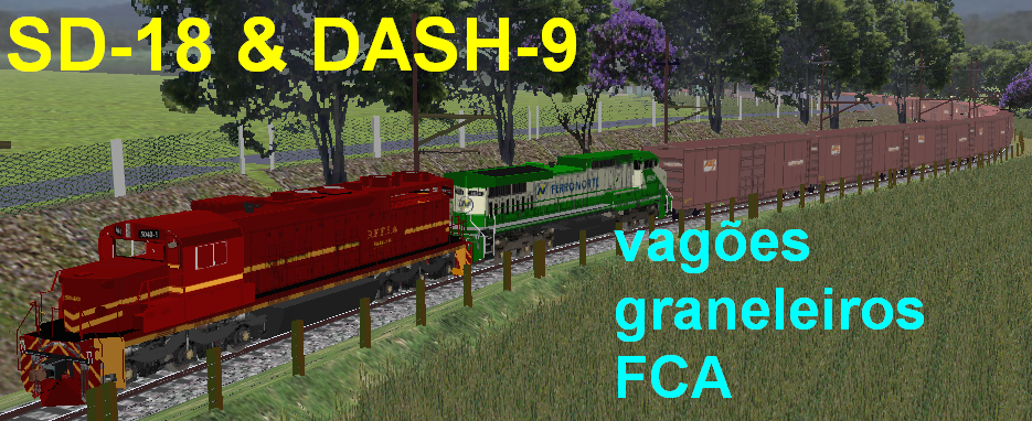 Locomotivas p/ openBVE !!!: Download SD18 & Dash-9