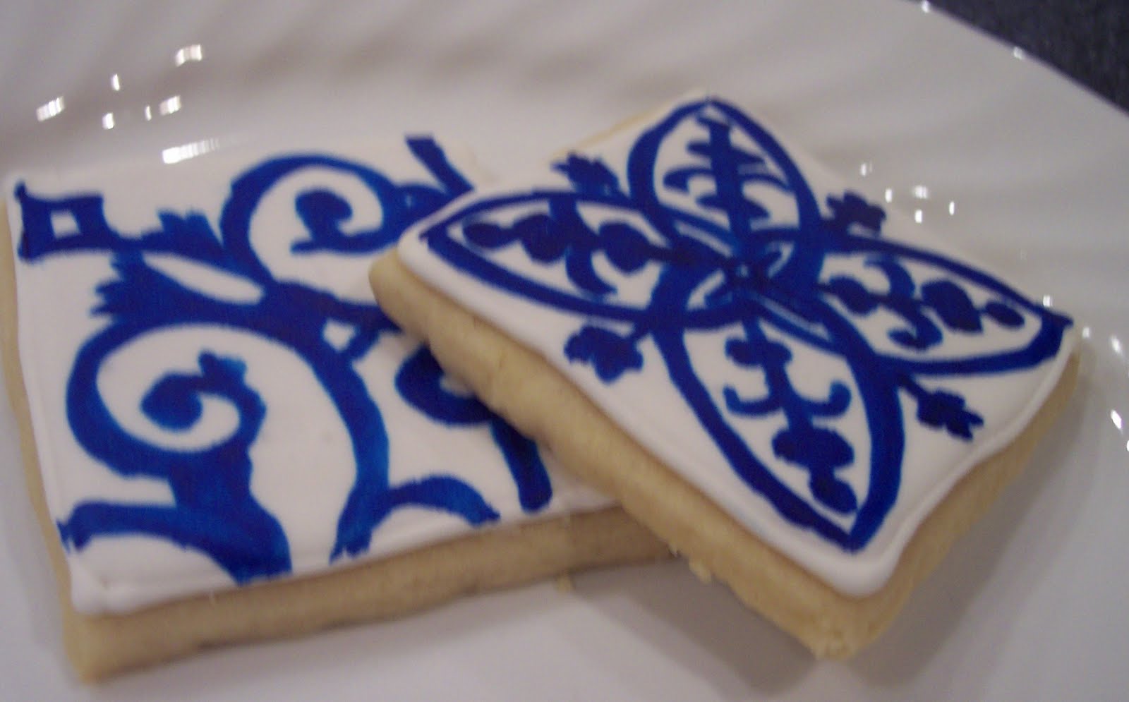 The Sisters Baker: Painted Tile Cookies, or Excessively Ambitious Ideas