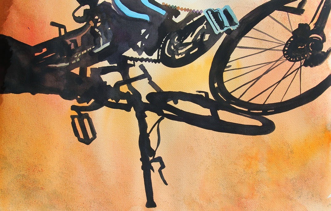 Art of the Day: Bike Shadows....Pedal Power!