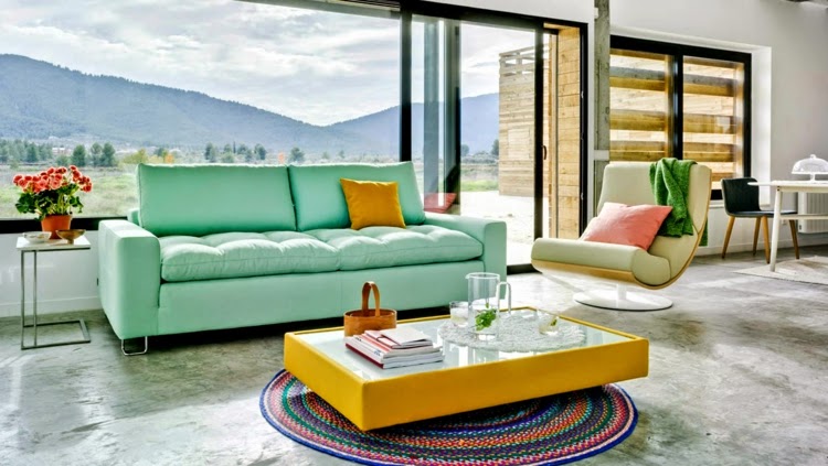 Salas llenas de colores