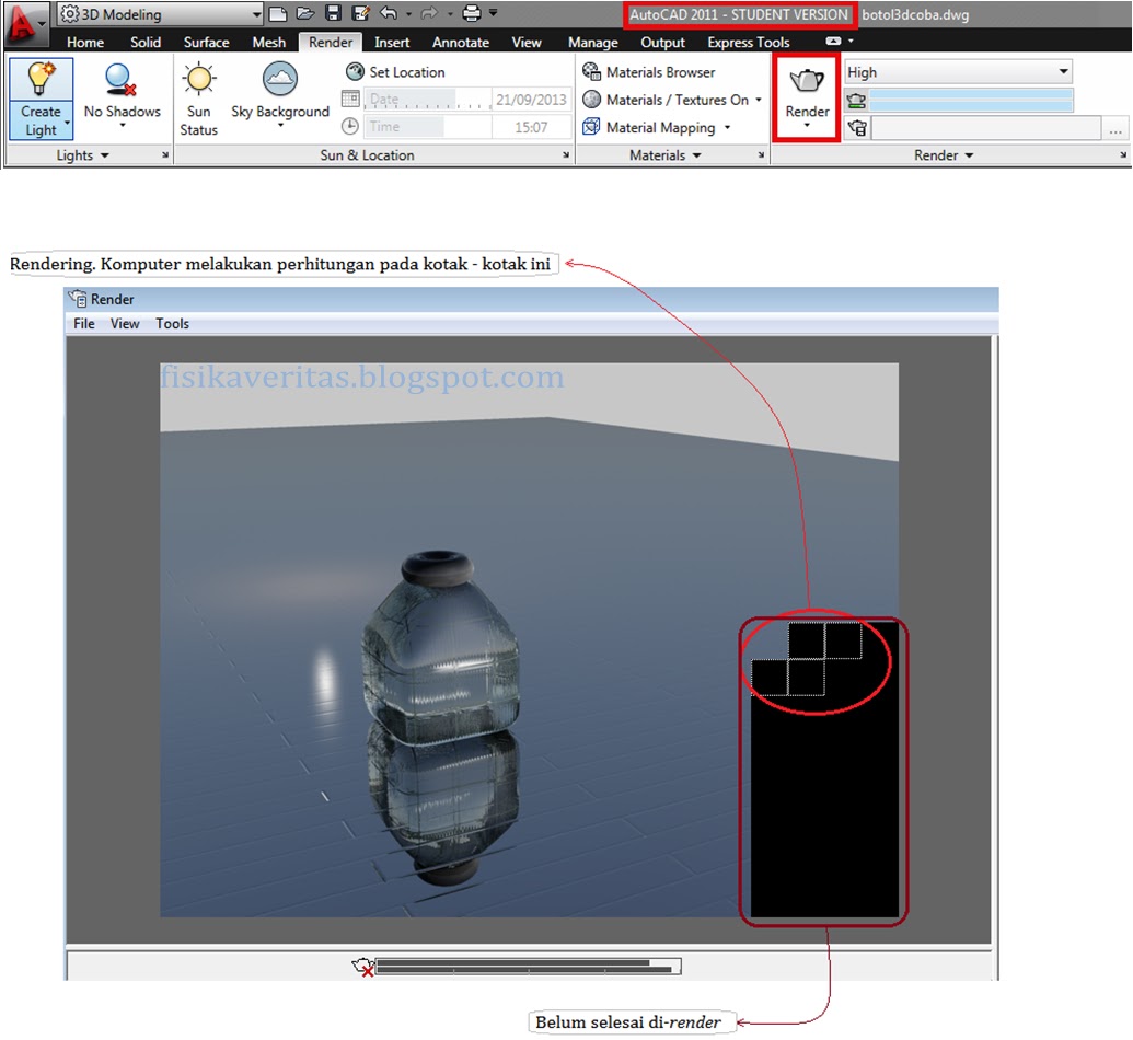 Fisika Veritas: Image Rendering : Teknik Mempernyata Objek 3-Dimensi