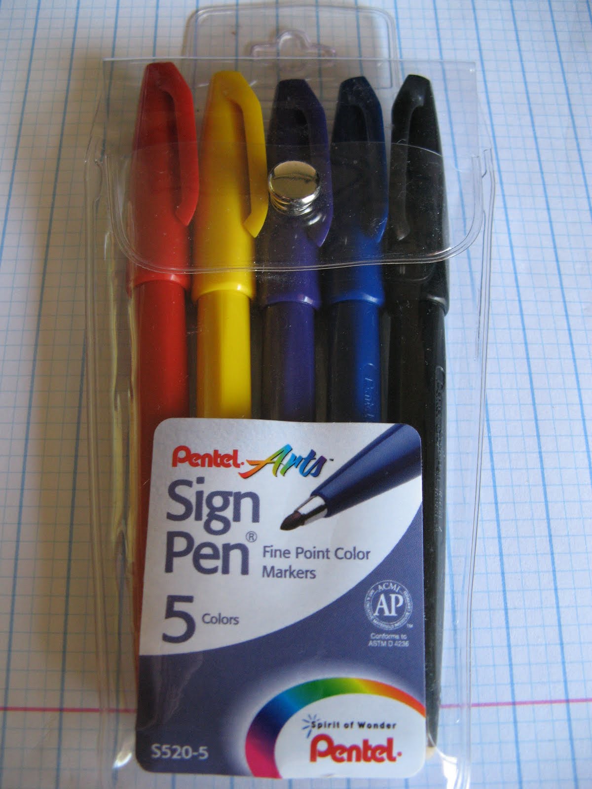 Mightier Than The Sword: Review: Pentel Arts Sign Pen
