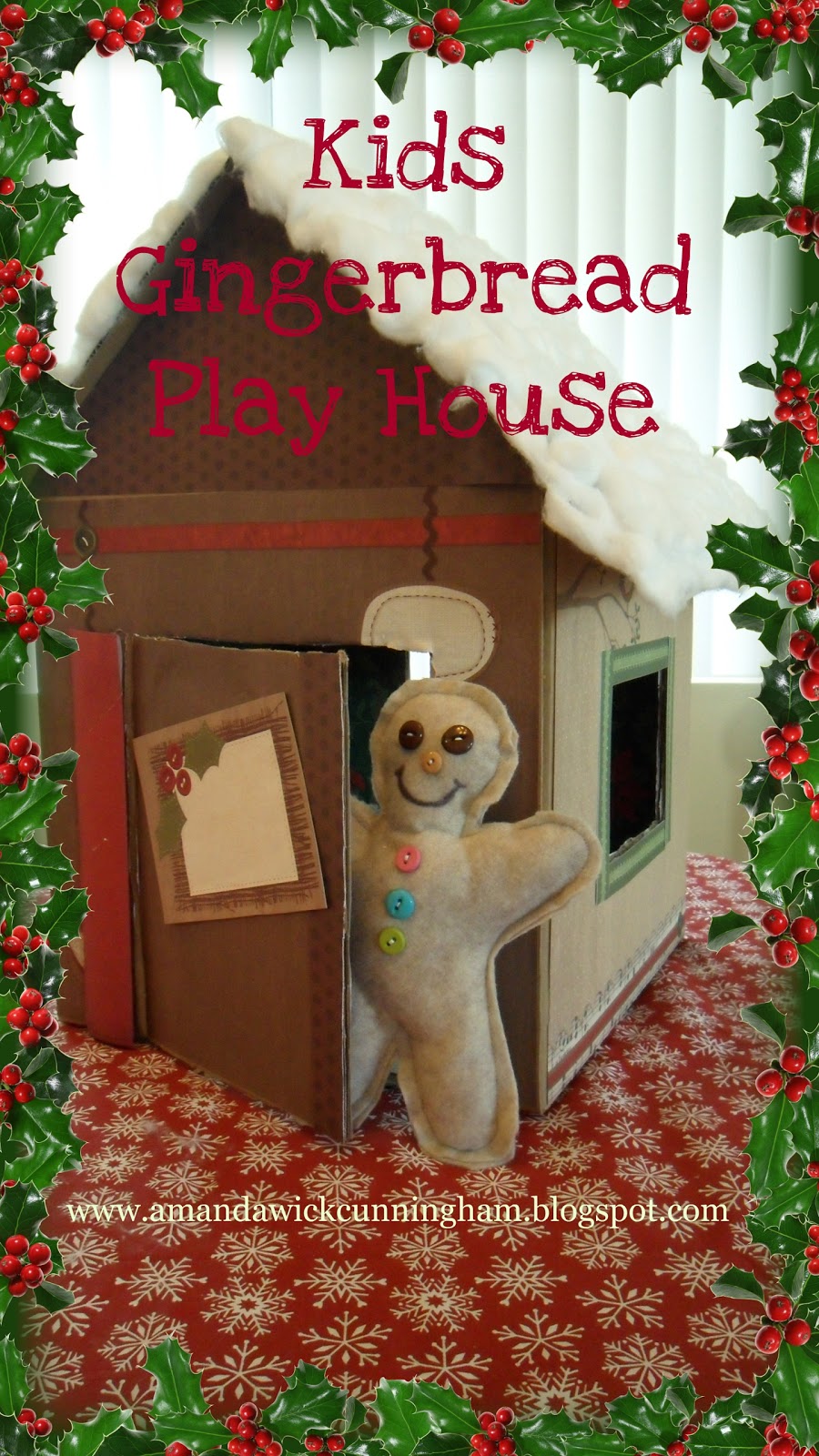 Kaleidoscope of Colors: Christmas Kids Gingerbread Play House