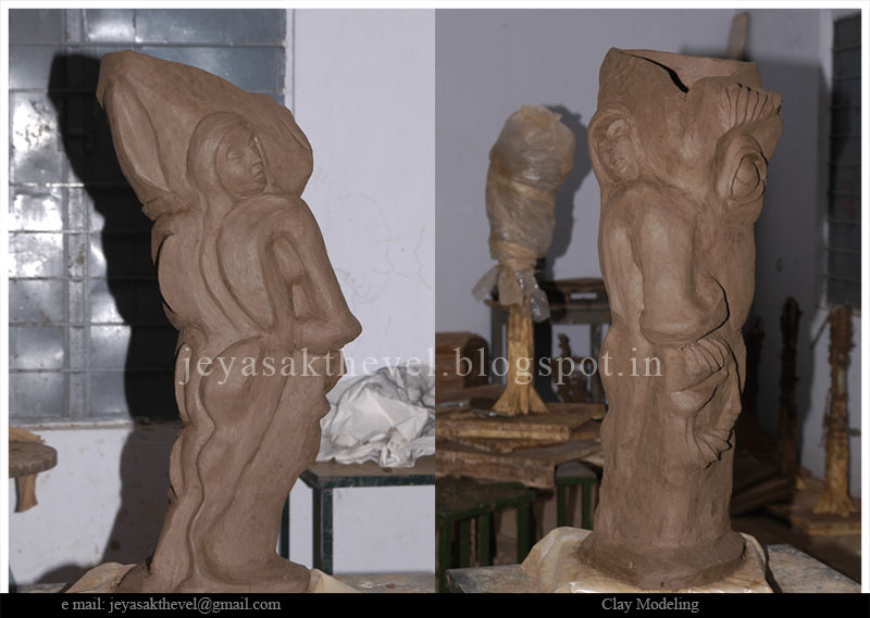 Jayasakthivel: Clay modeling
