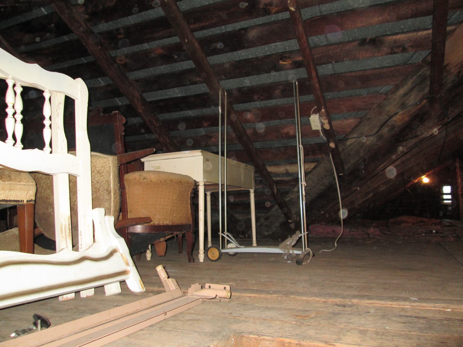 unapologetically me: Demo Round 2 and Attic Clean out