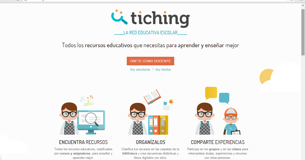 Profesores en la nube: TICHING, una red educativa para aprender y ...