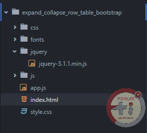 Cara Membuat Expand/Collapse Table Rows dengan Bootstrap dan JQuery ...