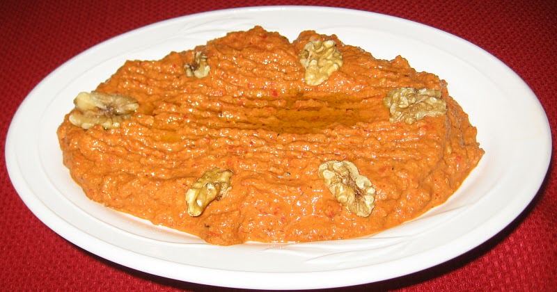 Muhammara Recipe – Roasted Red Peppers Dip | LEBANESE RECIPES