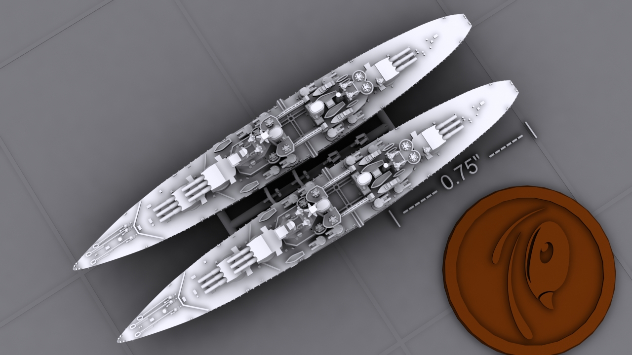 Tiny Thingamajigs: Meow... Royal Navy's Lion class battleships of 1939