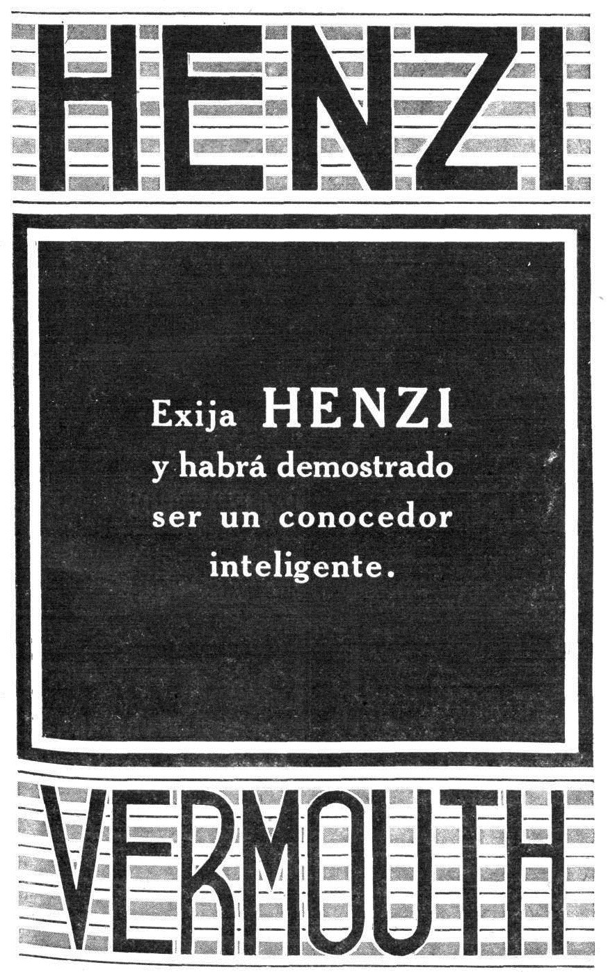 EL BARMAN CLÁSICO ARGENTINO: VERMOUTH HENZI