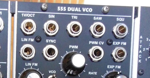 MATRIXSYNTH: Thomas Henry Dual 555 VCO module 5U modular format
