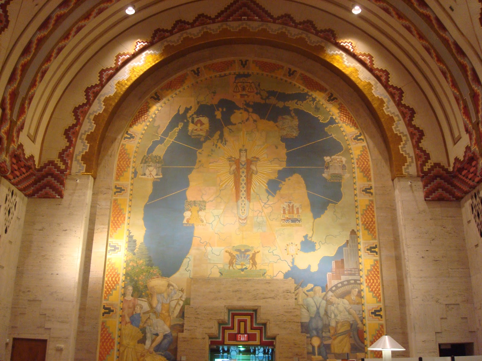 Bits From The Scrap Basket: Guardian Building - Detroit, MI