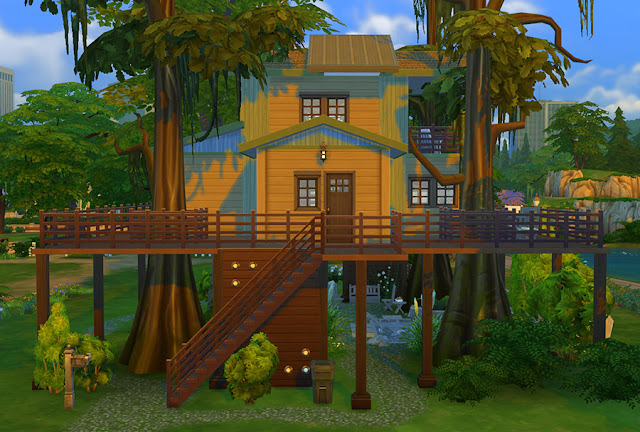 Sims 4 Houses and Lots: treehouse