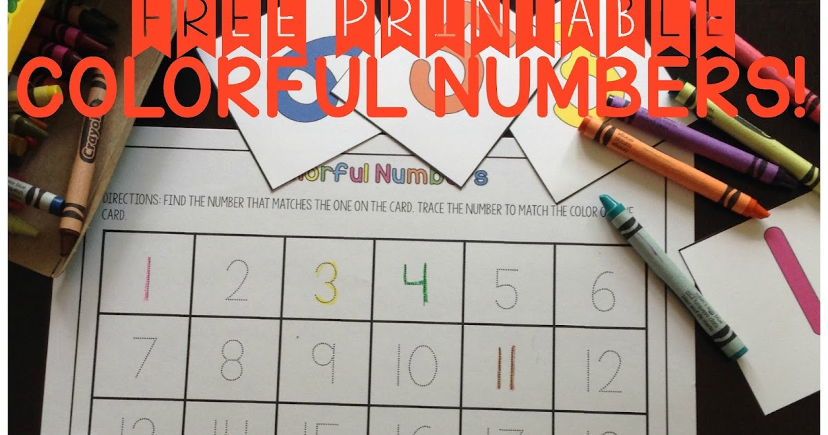 TeacherMomPlus3: Free Printable (Number Recognition)