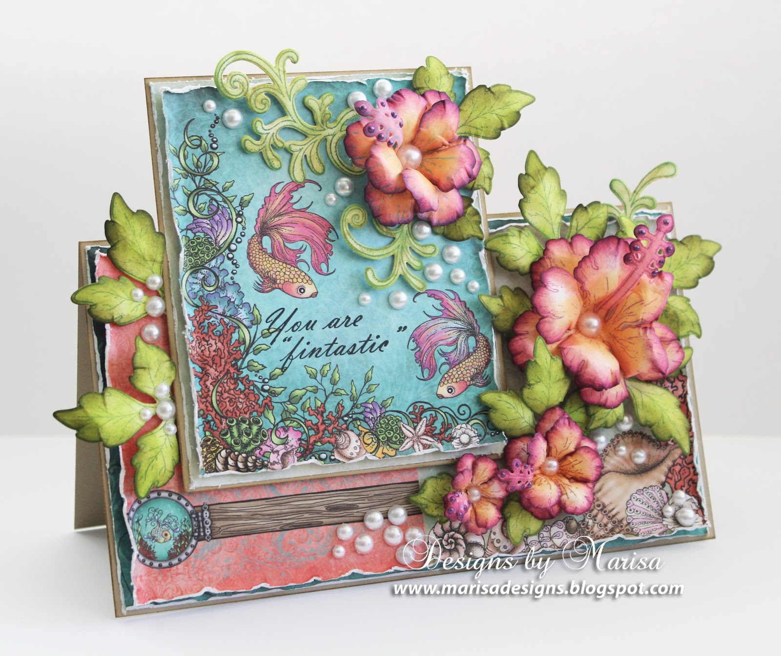 Designs by Marisa: Heartfelt Creations - You Are Fintastic Card