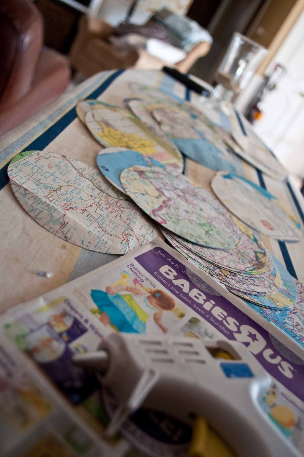 Paisley Sprouts: DIY: map pendant