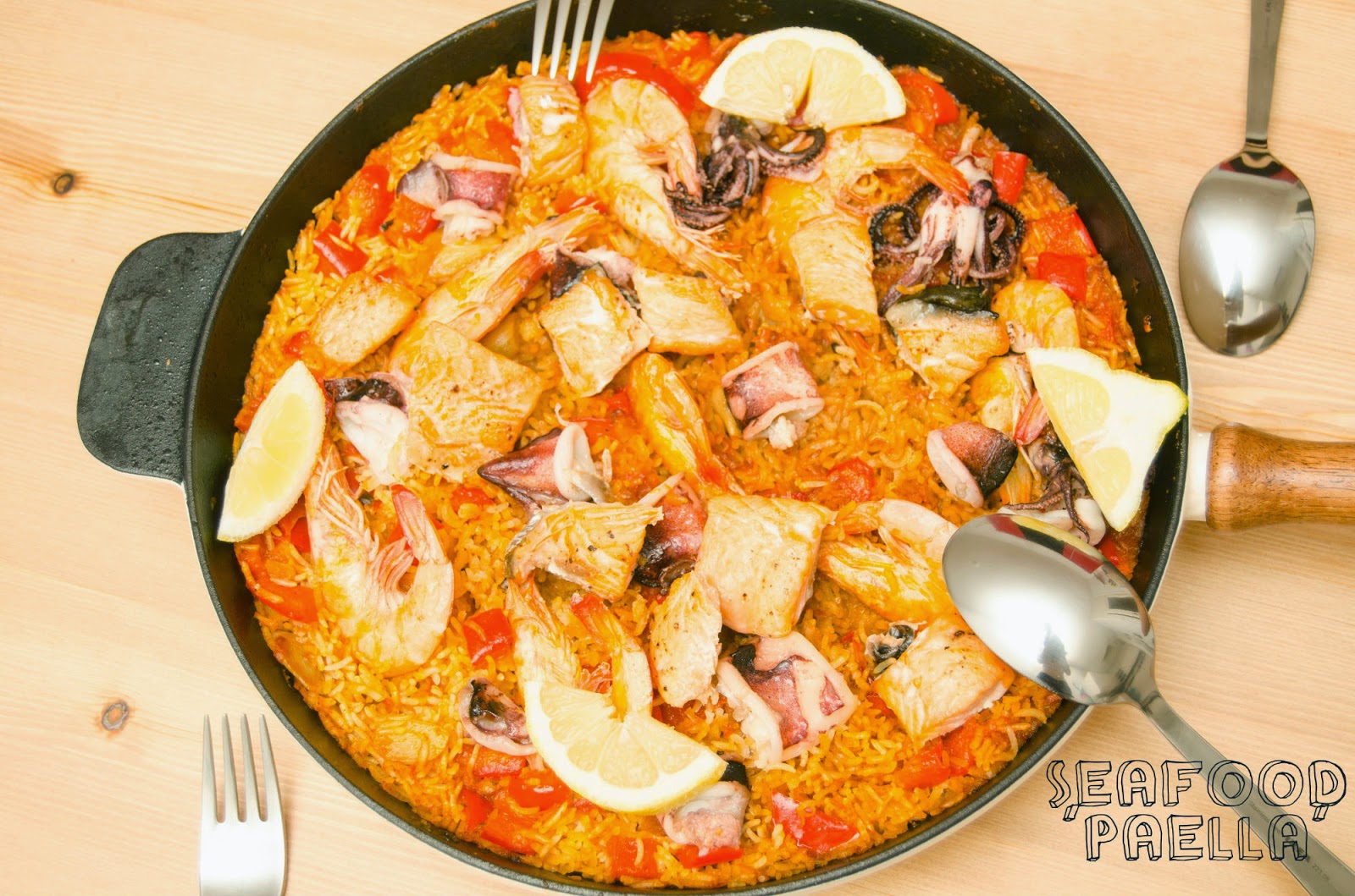 Recipe: Seafood 'Paella' ~ Muniroh's Bakery