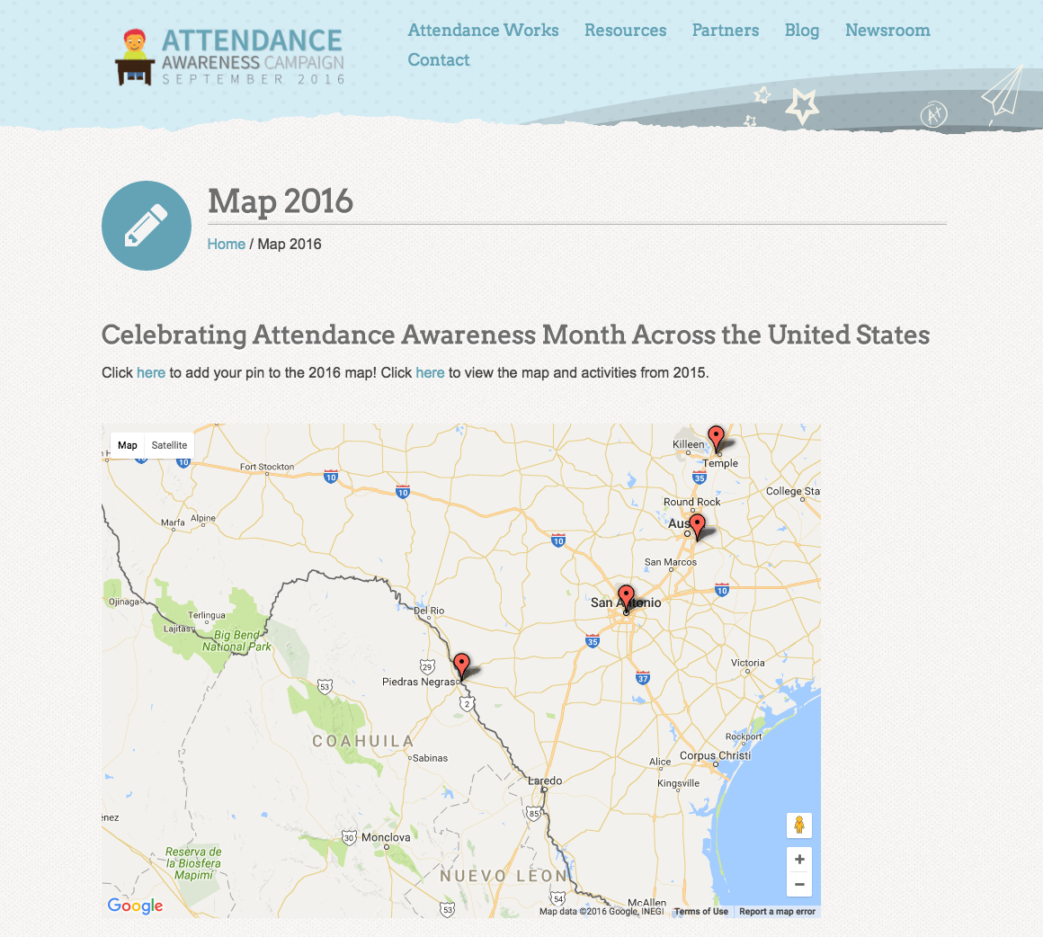 Eagle Pass ISD - iVision: EPISD Makes Attendance Awareness Map!