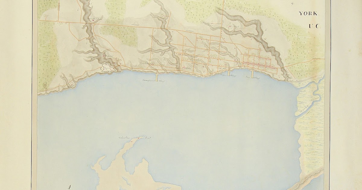 Fort York and Garrison Common Maps: 1817 Smith: Plan of York, U.C.