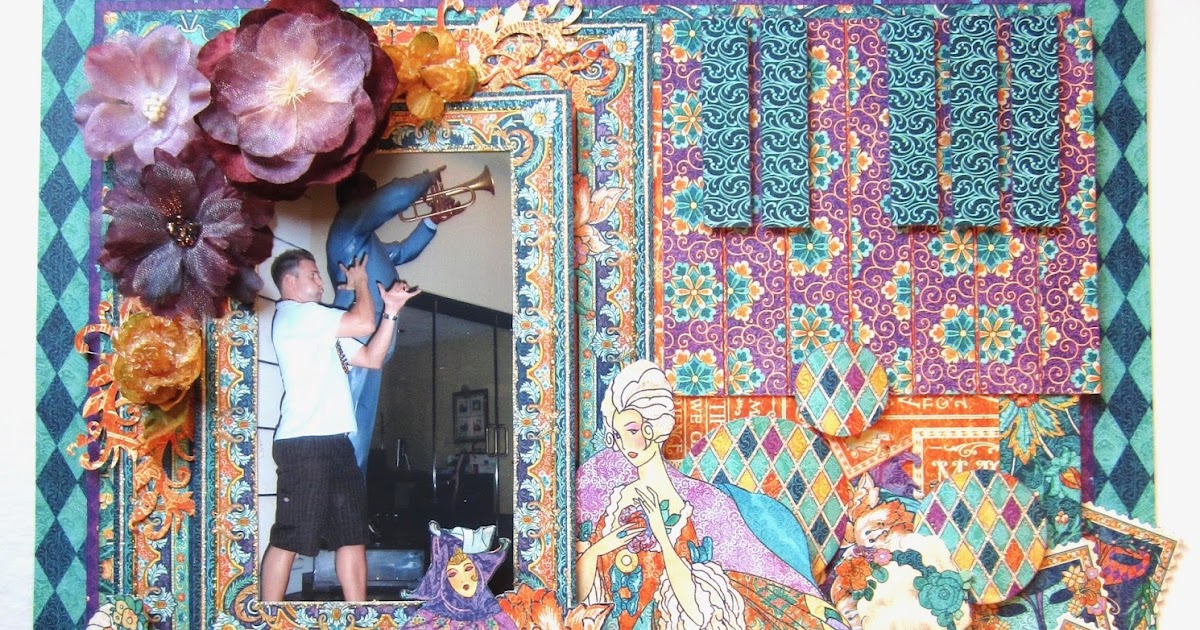 Paperiah: Graphic 45 Midnight Masquerade Layout