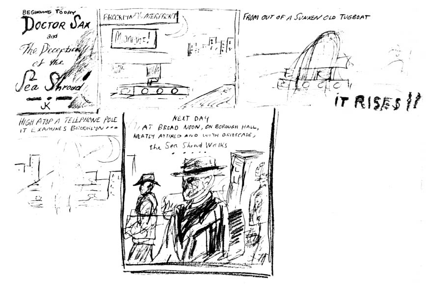 Potrzebie: Jack Kerouac's comic strip and paintings