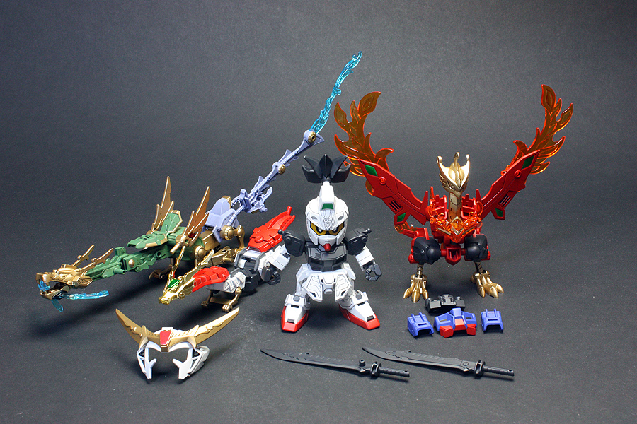 GUNDAM GUY: SD BB Legend Strike Ryubi Gundam - Painted Build