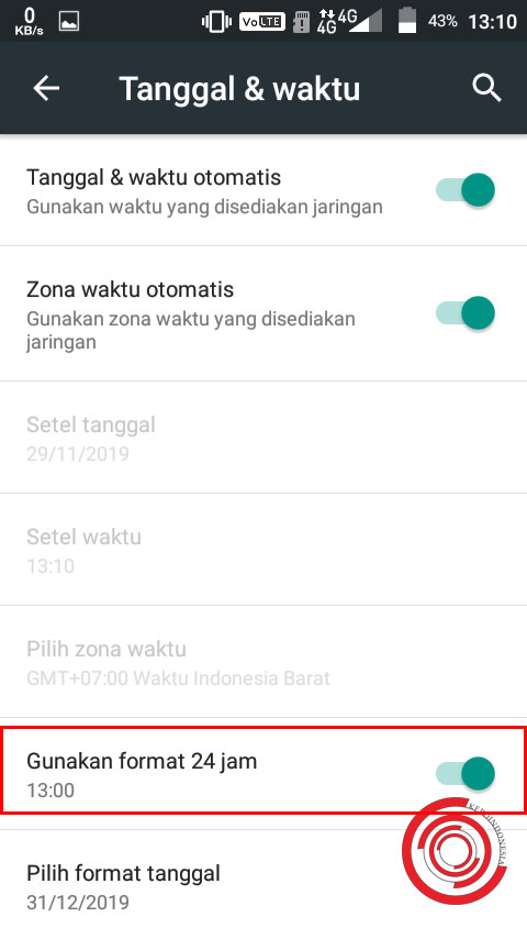 Cara Membuat Format Jam AM & PM di HP - KEPOINDONESIA