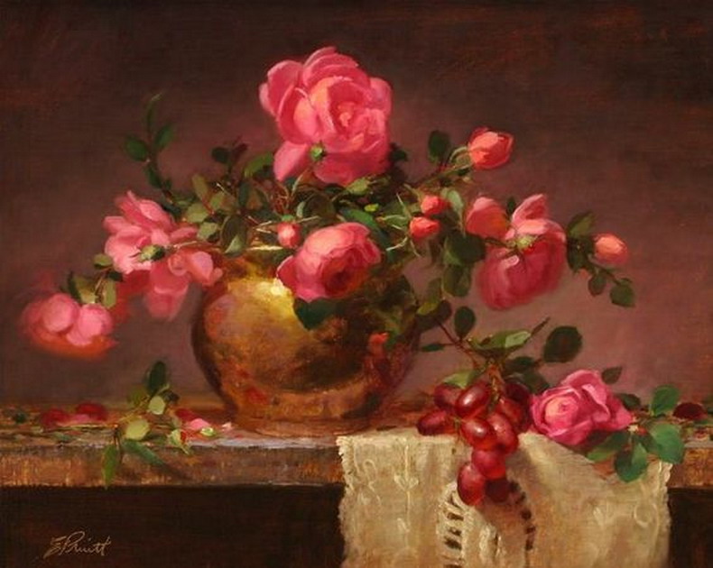 El arte es su máxima expresión : Serie de "Rosas Impresionistas" en la ...