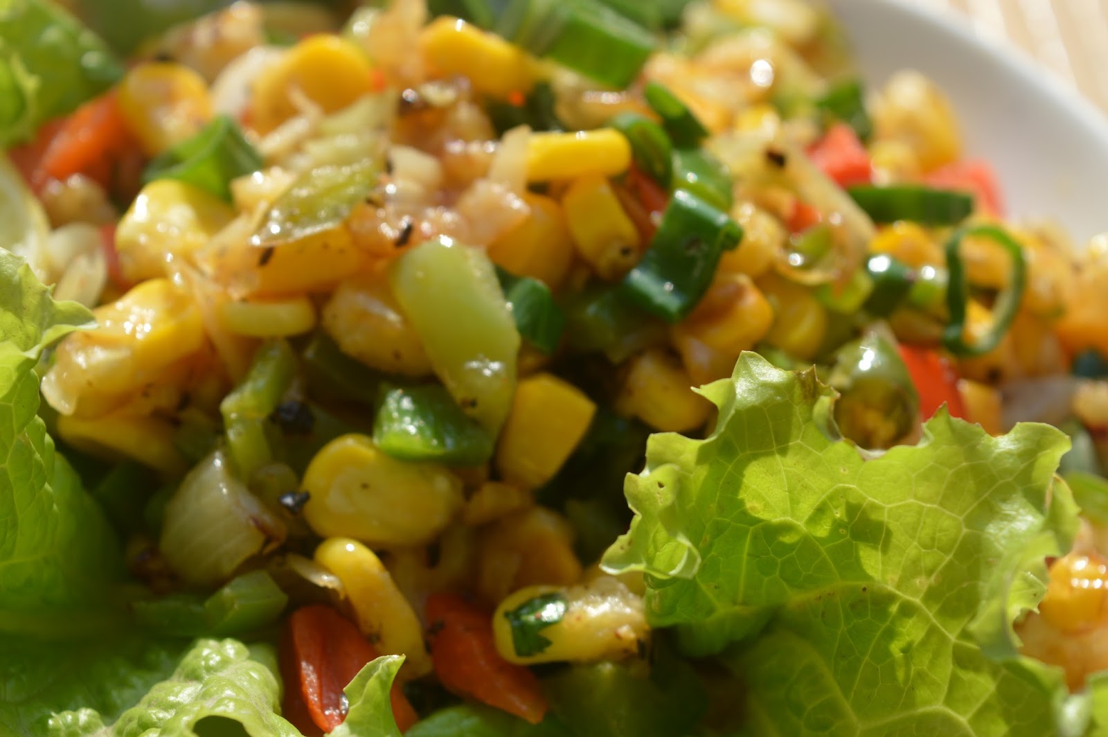 exotic-n-easy cooking: Crispy Corns with Veggies