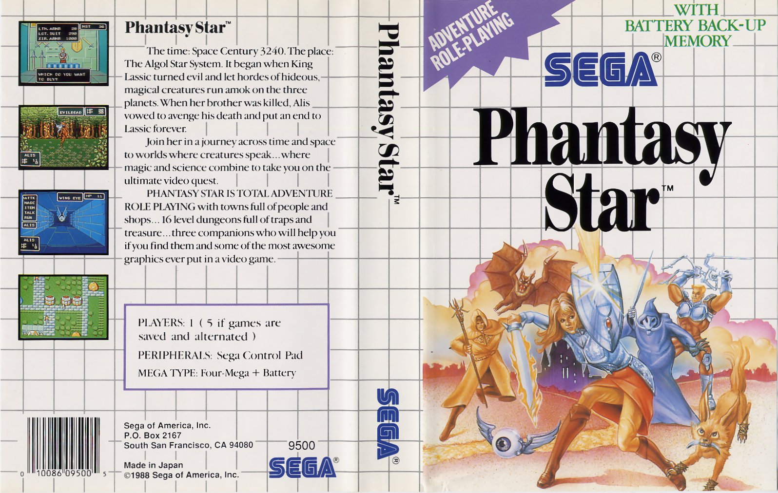 [AÇÃO GAMES 007] PHANTASY STAR (Master System) [#048]