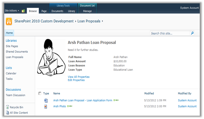 Learn with Parwej: SharePoint 2010: Create Custom Document Set Content ...