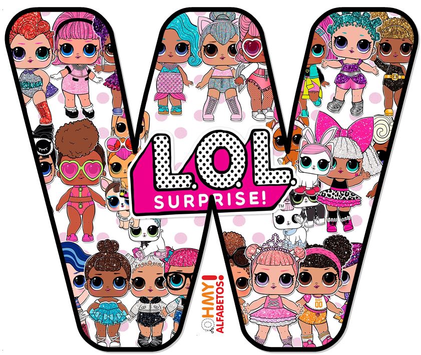 Abecedario LOL Surprise. Nice LOL Surprise Alphabet. - Oh my Alfabetos!