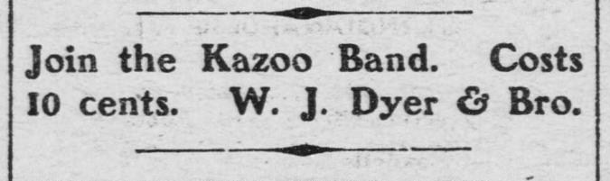 Early Sports and Pop Culture History Blog: Bazoo, Kazoo, Bazooka – from ...