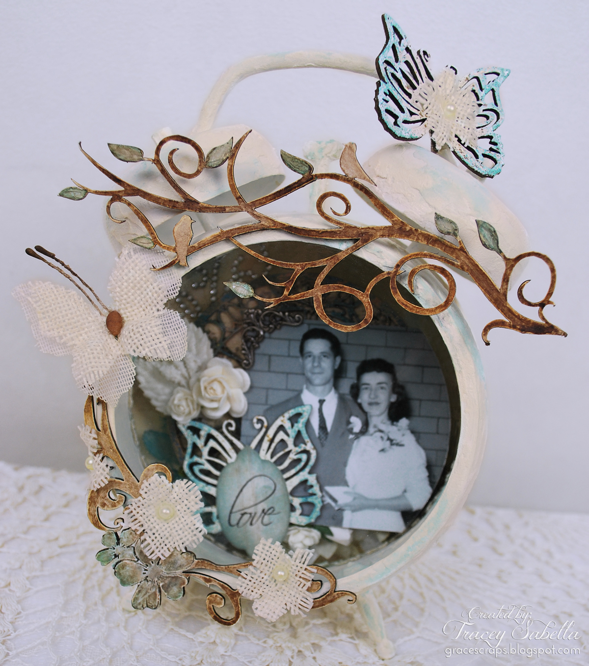 Leaky Shed Studio: Altered Clock with Leaky Shed Studio Chipboard by ...