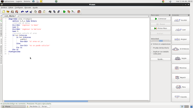 INSTRUCCIONES DE PSEINT