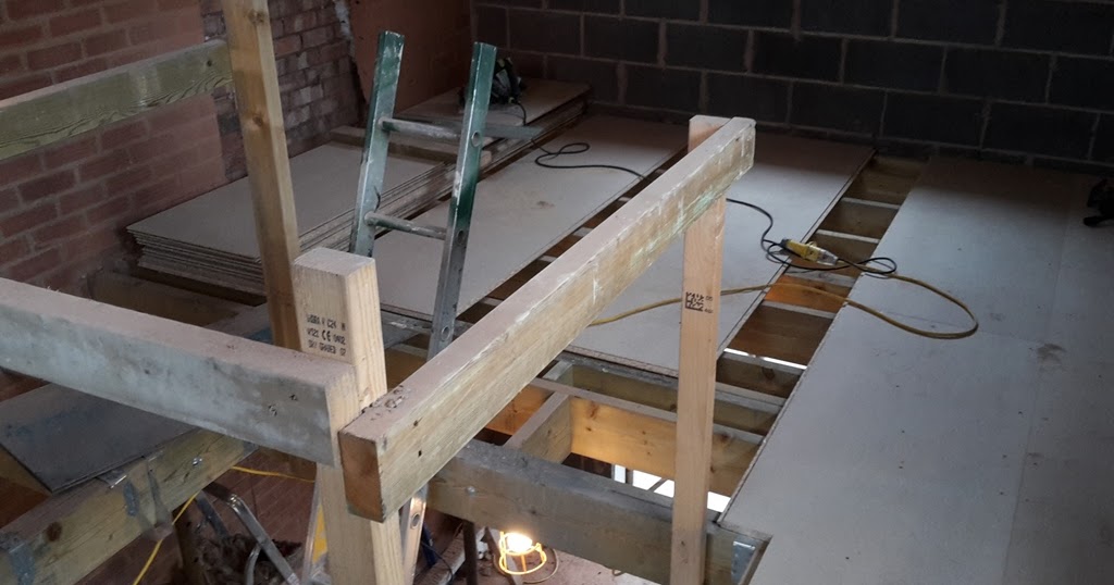 An English Homestead: Extension Progress - Floor In