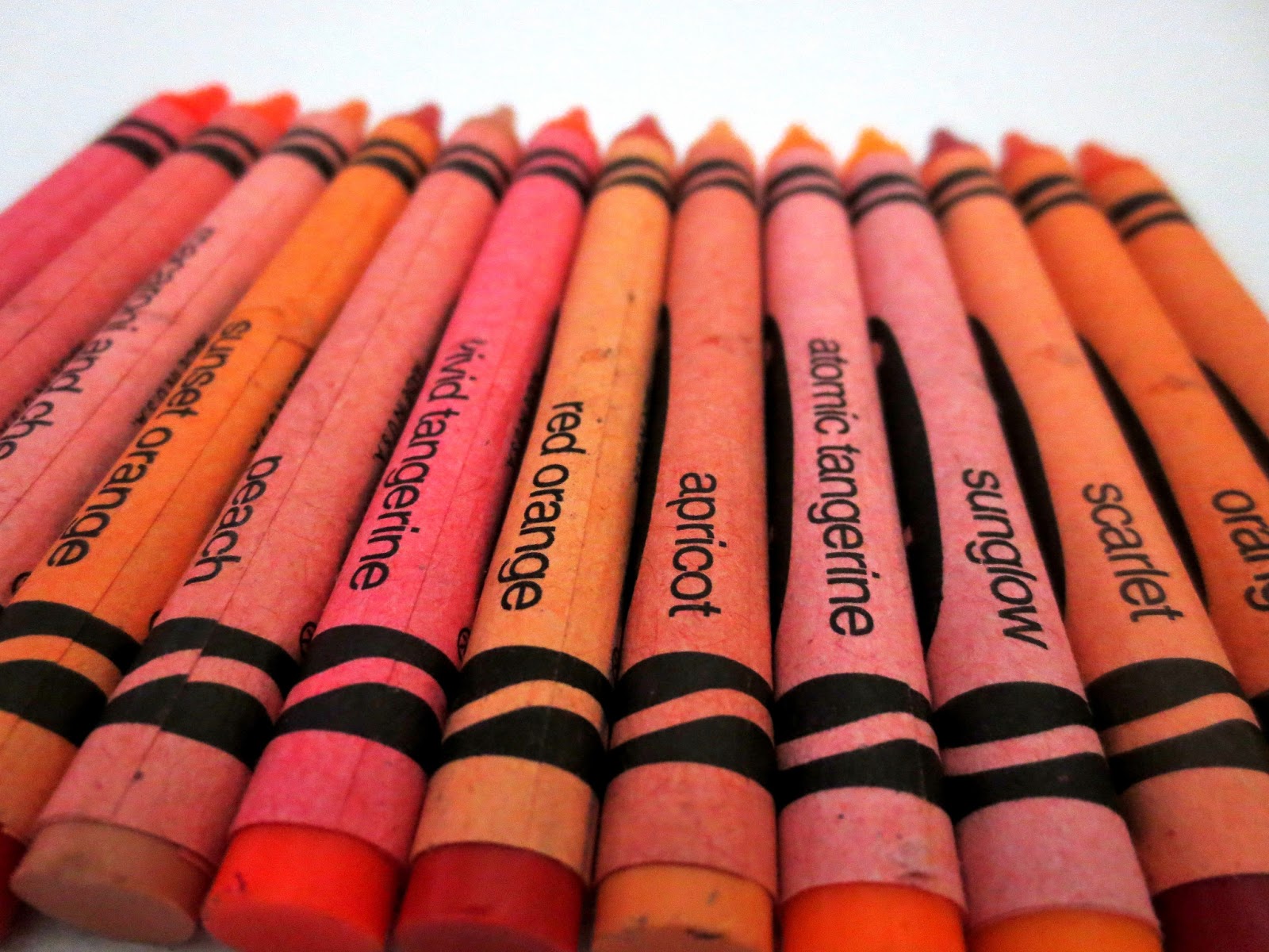 Red Orange Crayon