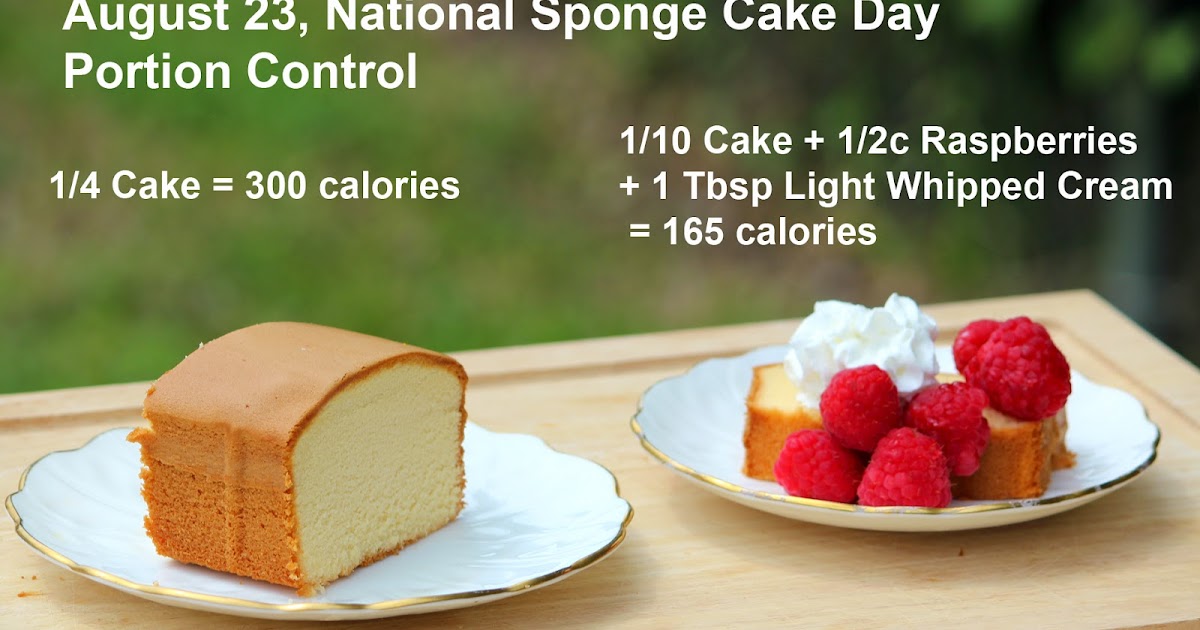 Dietitians Online Blog: National Sponge Cake Day - What a Difference ...