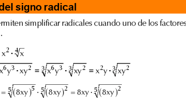 EXTRACCION DE FACTORES DE UN RADICAL EJEMPLOS Y EJERCICIOS RESUELTOS