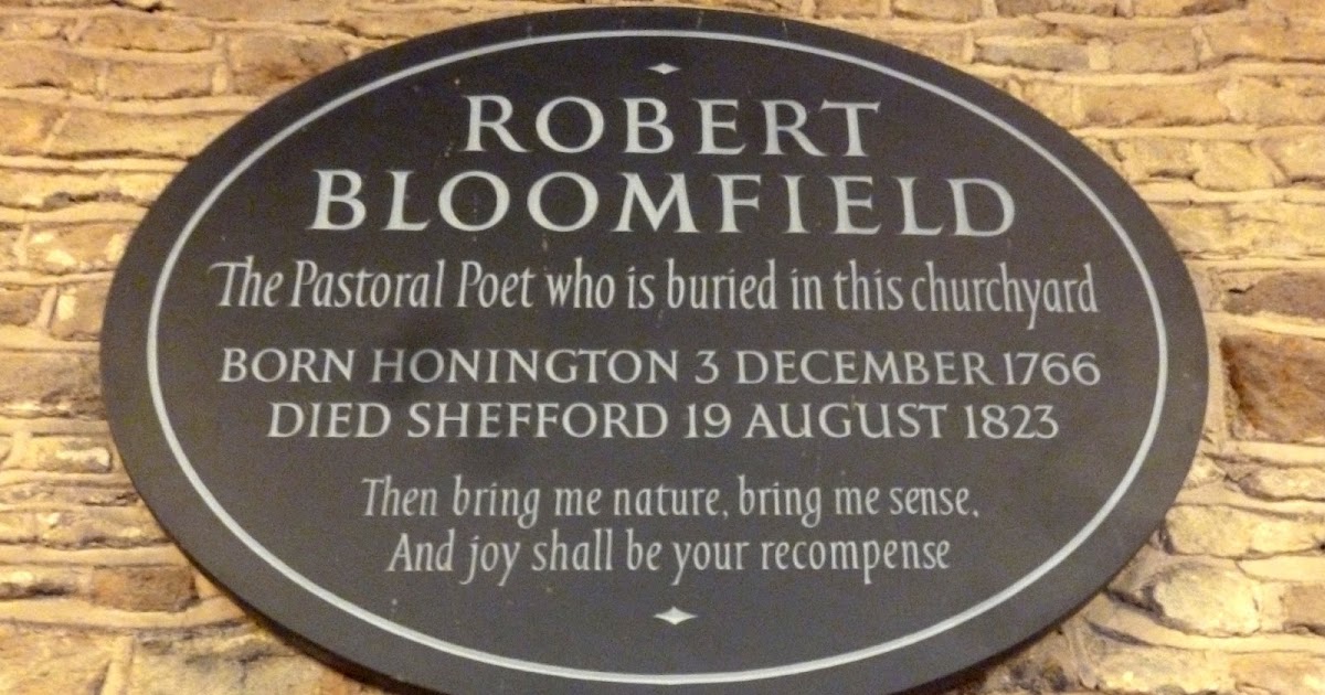 Dr Tony Shaw: Robert Bloomfield in Campton, Bedfordshire